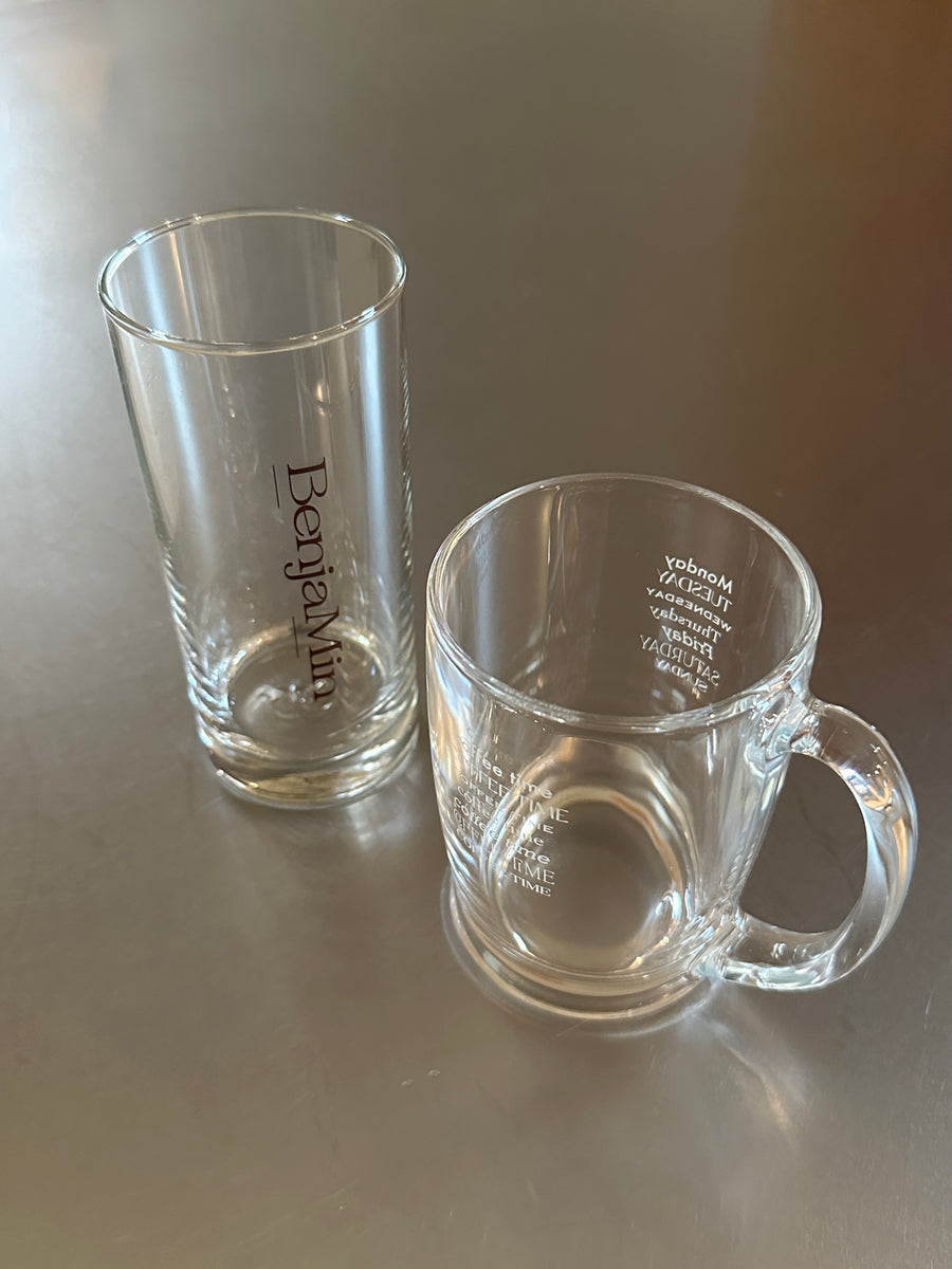 【受注販売】long glass & coffee time glass – BenjaMin officialHP